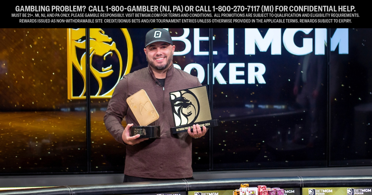 Daniel Maor Wins BetMGM Poker Championship at ARIA