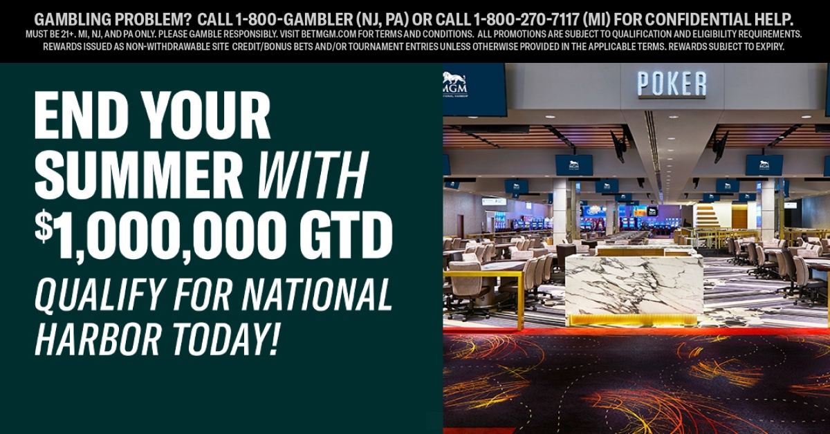 Mgm National Harbor Poker Tournaments