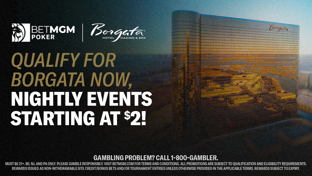 BetMGM Qualifiers Are Underway for September's Borgata Poker Open