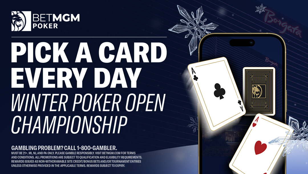 Online Qualifiers Available Now for January's Borgata Winter Poker Open